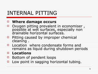 Damage mechanism in boiler (thermal power plant) | PPT