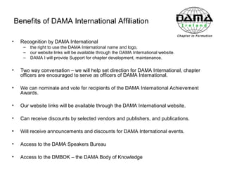 DAMA Ireland Kick-Off Event 29Mar2016 | PPT | Technology & Computing