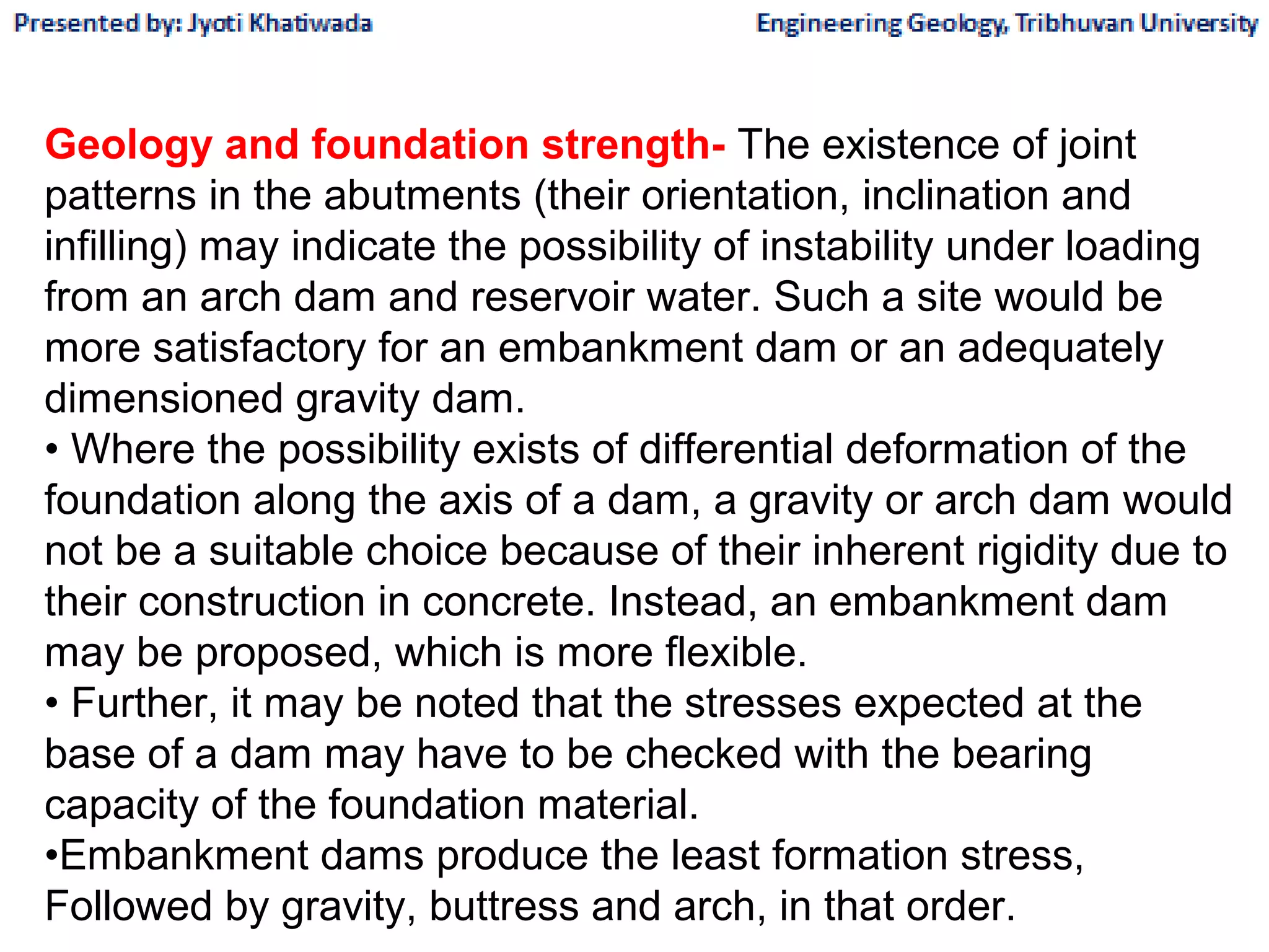 Dam and types of dam with site selection | PPT