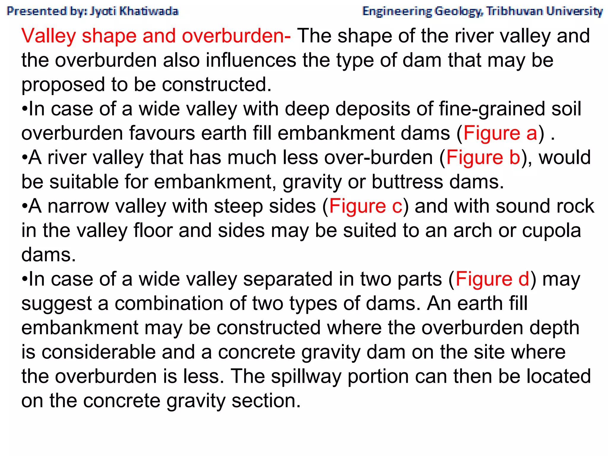 Dam and types of dam with site selection | PPT