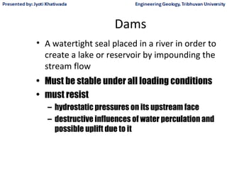 Dam and types of dam with site selection | PPT