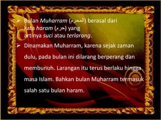 Damar (Bulan Muharam).pptx