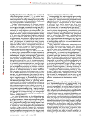 Damasio antonio subcortical and cortical brain activity during the feeling of self-generated ...