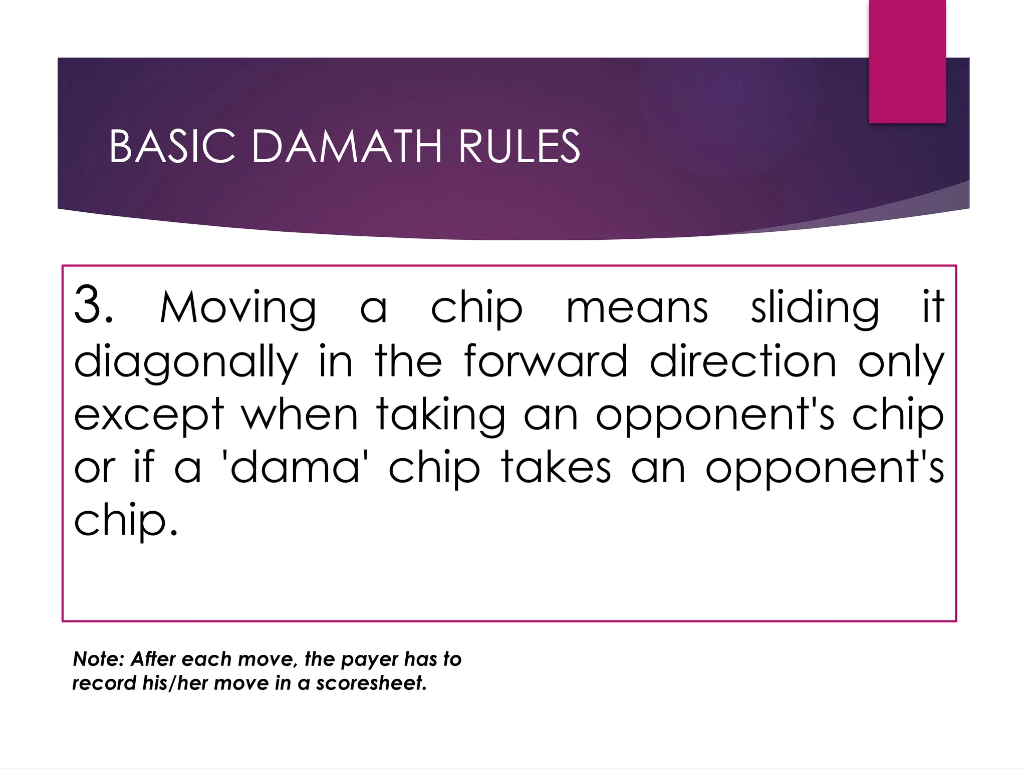 DAMATH-RULES.ppt refresher for the reference | PPTX