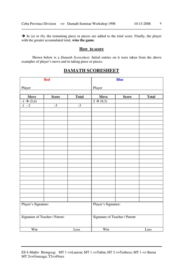 Damath notes (2) | PDF | Board Games and Puzzles | Games and Puzzles