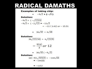 Damath Presentation for damath Game in Grade 7 to gRade 10 | PPTX