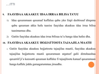 Dambii gibiraa (Labsiii 202).pptx naannoo oromiyaa | PPTX