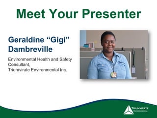 The Hazardous Waste Generator Improvements Rule | PPT