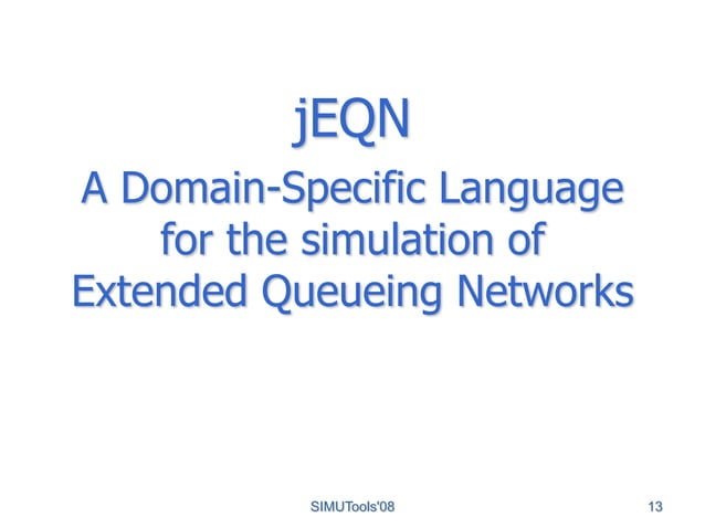 A Layered Architecture For The Model Driven Development Of Distributed Simulators Ppt