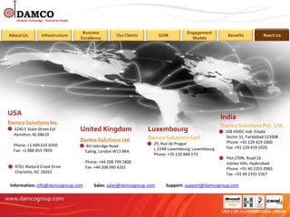 Damco Corporate Presentation | PPTX
