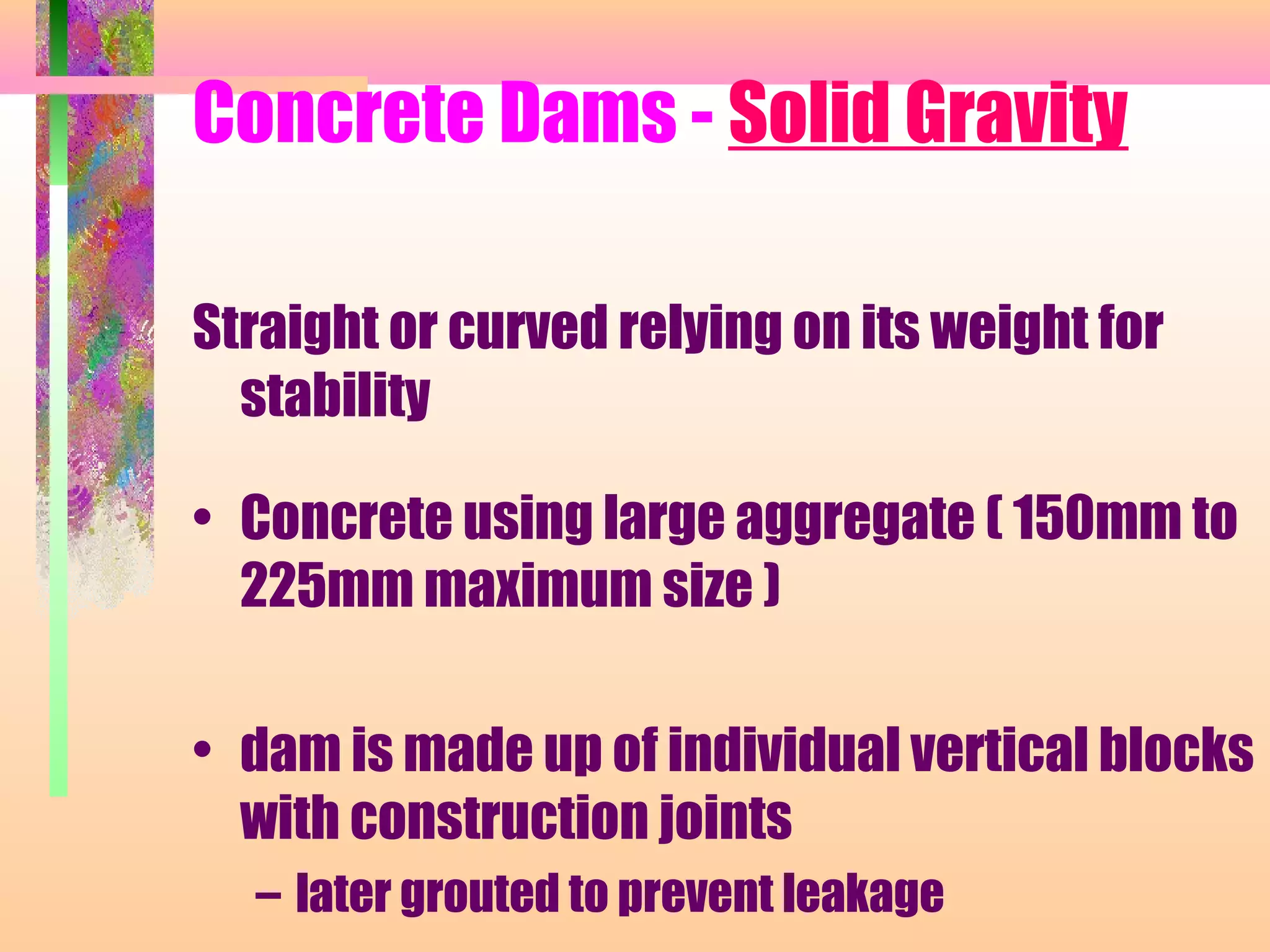 Dam construction | PPT