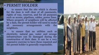 Dam construction safety management (group 2, 7th reporter) | PPTX