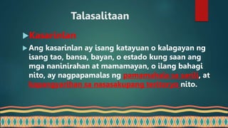 Araling panlipunan 7, MATATAG Curriculum-Damdaming nasyonalismo.pptx