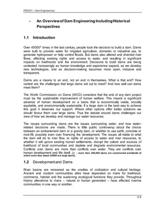 Dam engineering i 1 | DOC | Geography | Science