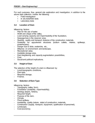 Dam engineering i 3 | DOC
