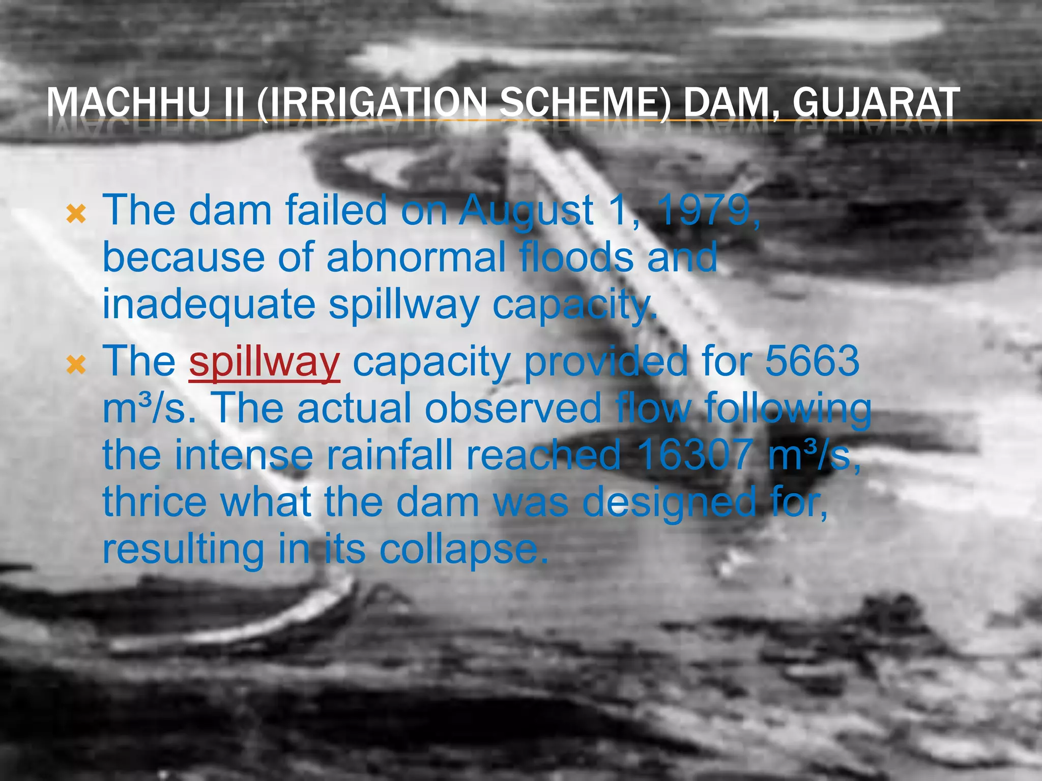 Possibilty of Dam failures | PPTX