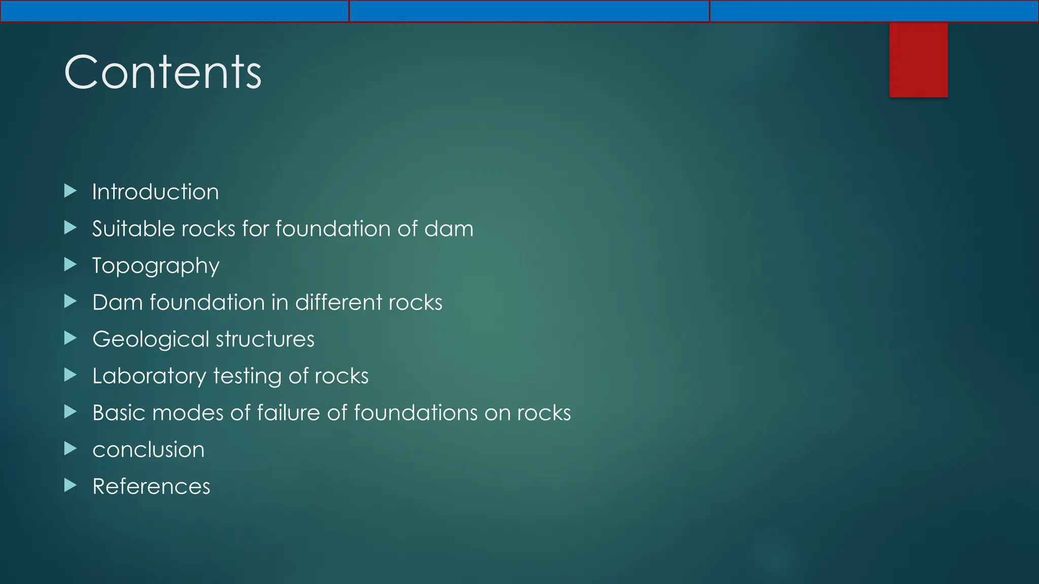 Dam Foundation ppt in Aligarh Muslim University | PPTX