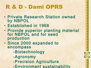 New Britain Palm Oil Lts (NBPOL) By Thomas Betitis | PPT