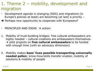 Principles and Ambitions for Cultural Mobility | PPT