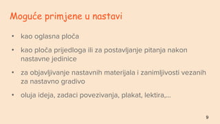 Primjena alata Padlet u obrazovanju | PPTX