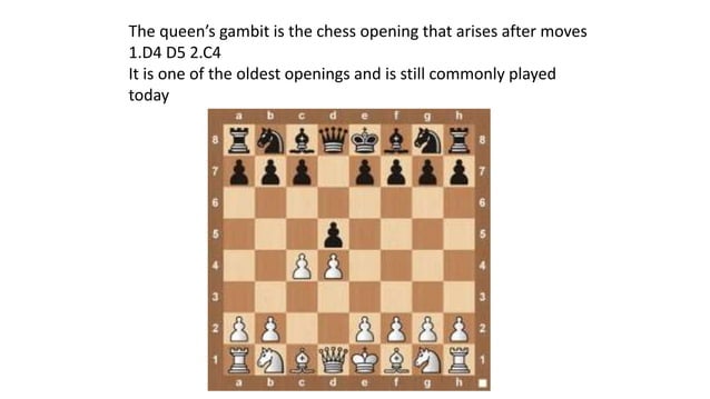 Queen's gambit | PPTX