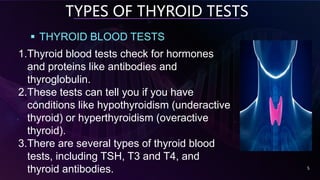 Thyroid function test | PPTX
