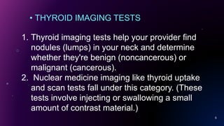 Thyroid function test | PPTX