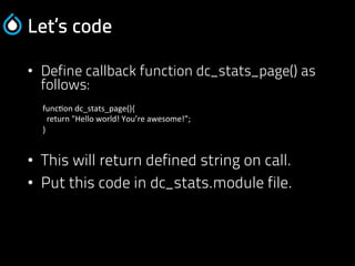 Drupal module development | PDF