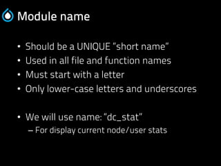 Drupal module development | PDF