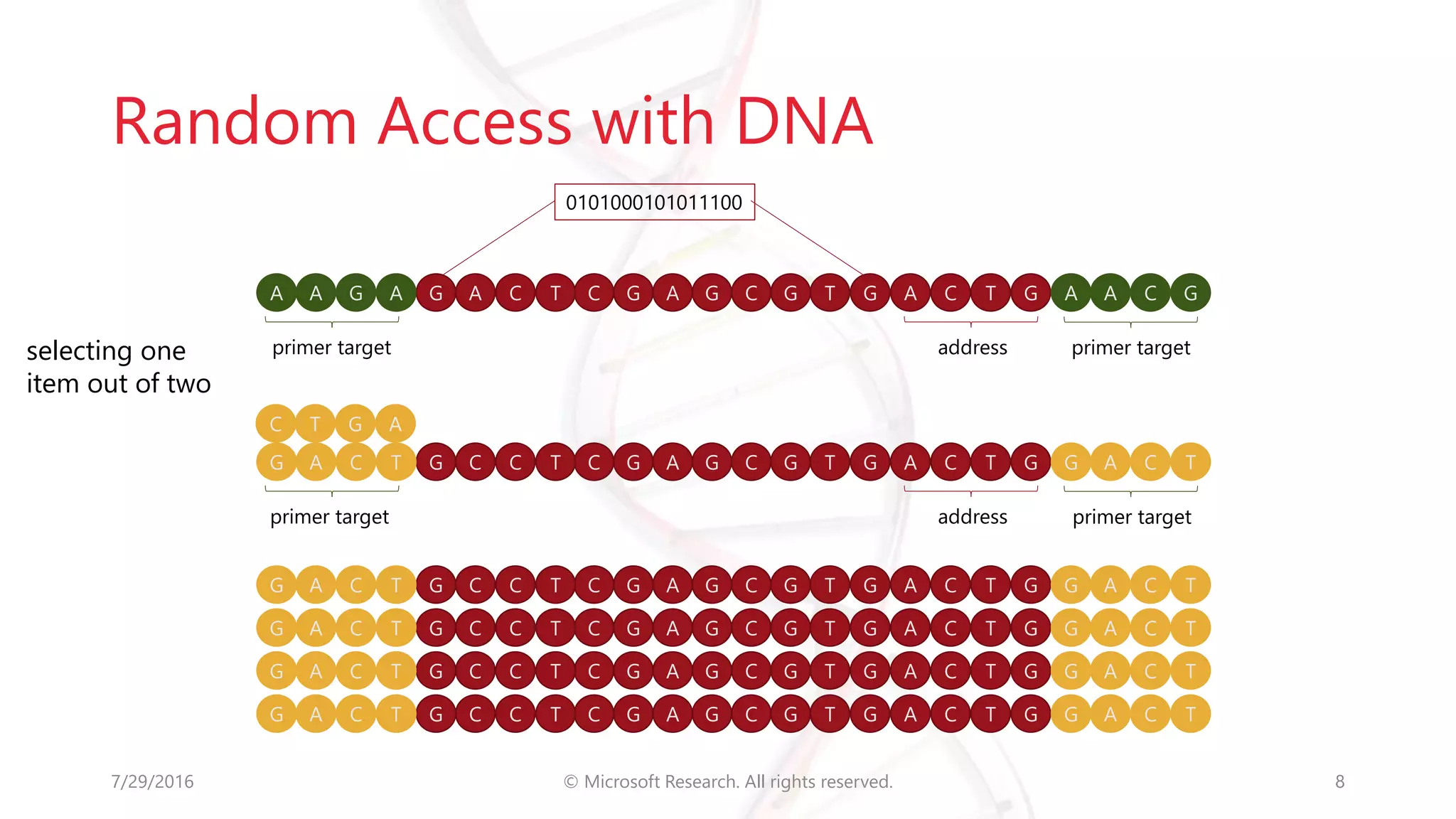 Karin Strauss - DNA Storage, July 2016 | PDF | Data Storage and ...