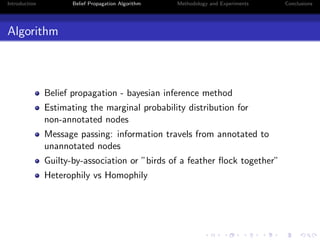 Vertex Centric Asynchronous Belief Propagation Algorithm for Large-Scale Graphs | PPT