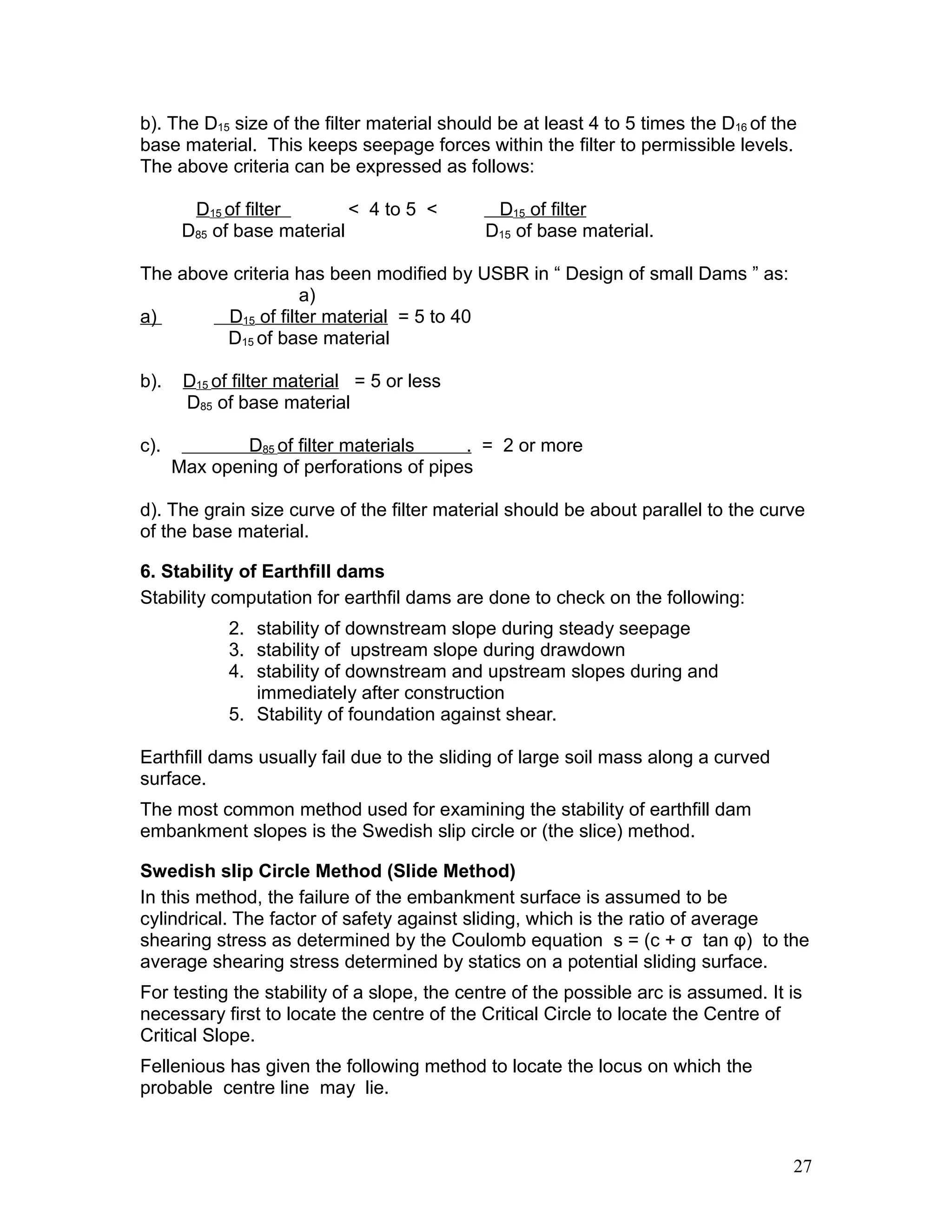 dam Note.pdf,lecturenote on dam engineering | PDF