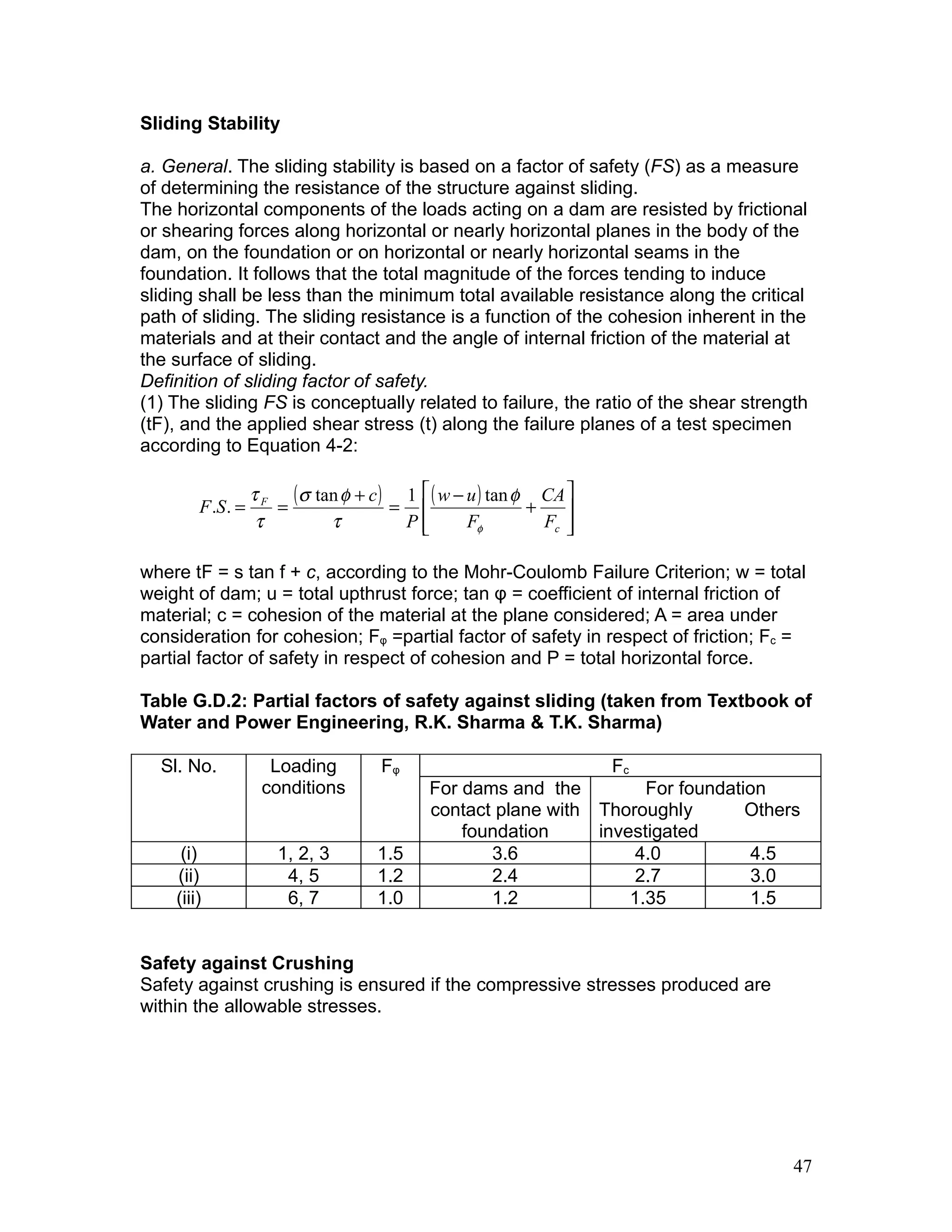 dam Note.pdf,lecturenote on dam engineering | PDF