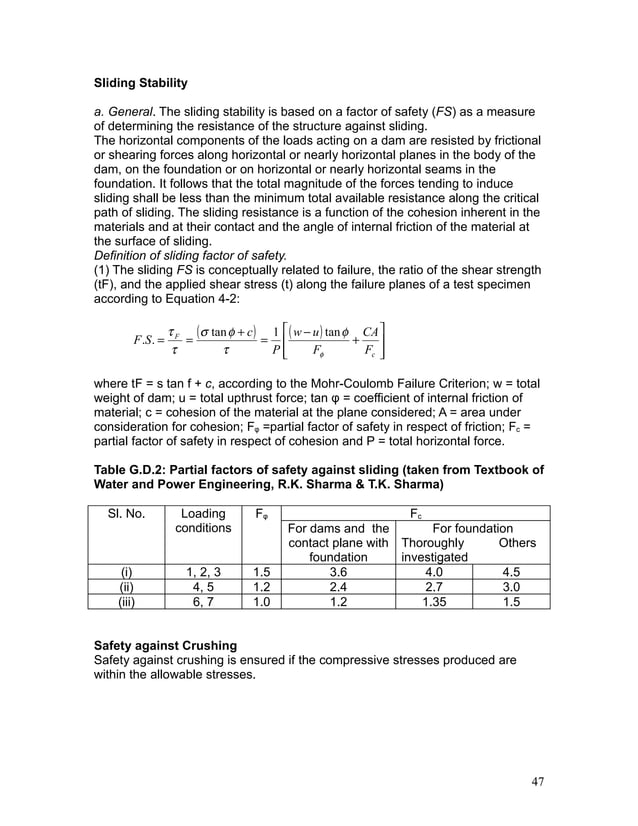 dam Note.pdf,lecturenote on dam engineering | PDF | Geology | Science
