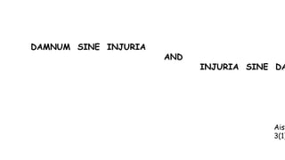 damnum sine injuria.pptx