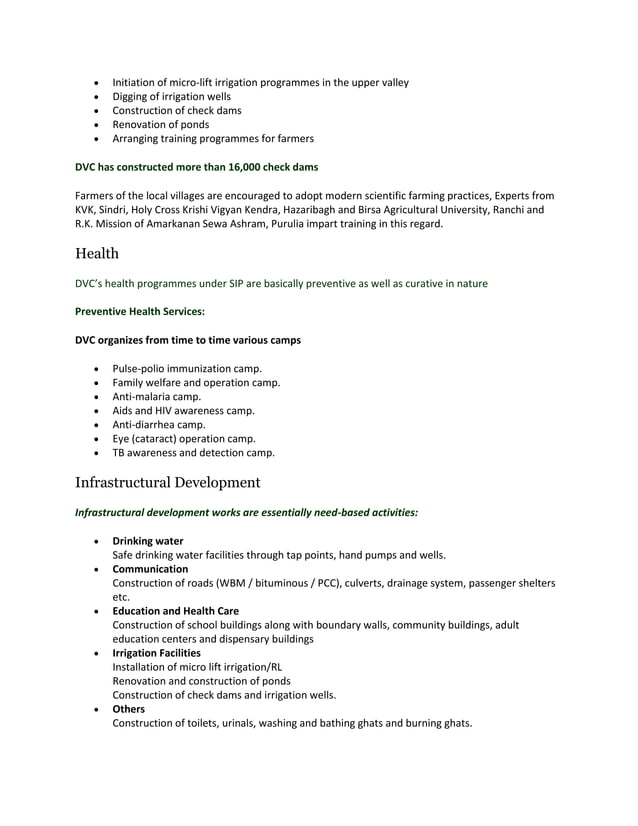 Damodar valley corporation | PDF