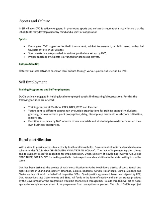 Damodar valley corporation | PDF