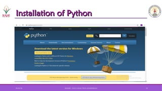 Comprehensive Introduction to Python Programming and Data Science | PPT