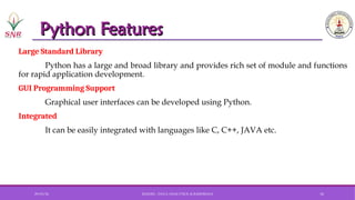 Comprehensive Introduction to Python Programming and Data Science | PPT