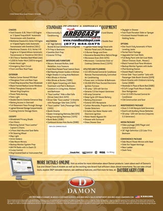 2009 Damon Daybreak Brochure Ohio | PDF | Home Appliances | Home & Garden
