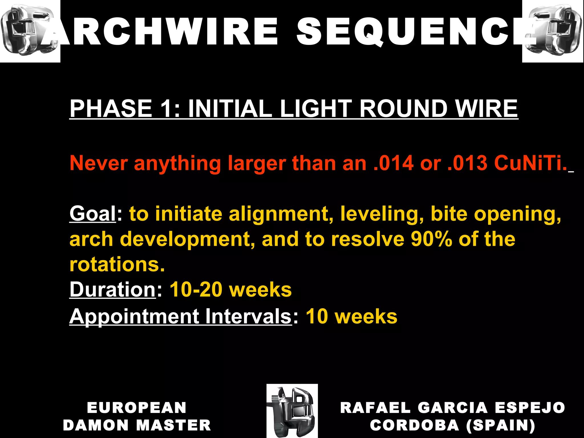 Damon archwire secuencing | PPT