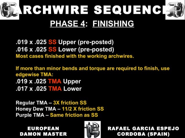Damon archwire secuencing | PPT | Dental Health | Diseases and Conditions