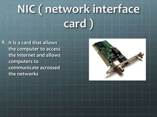 Damons components of a computer non technical | PPTX