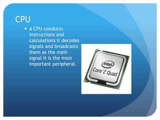 Damons components of a computer technical | PPTX