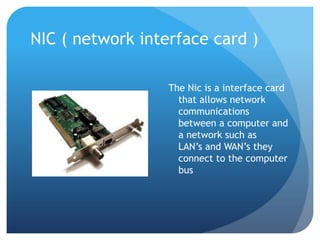 Damons components of a computer technical | PPTX