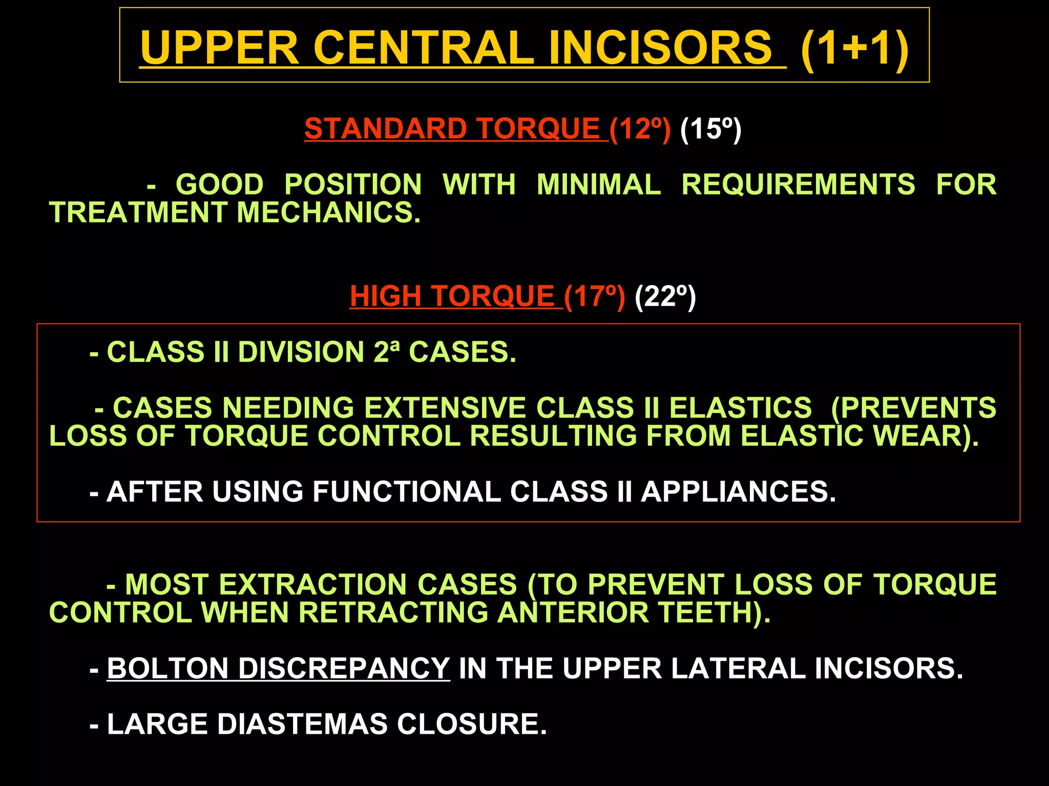 Damon selective torques | PPT