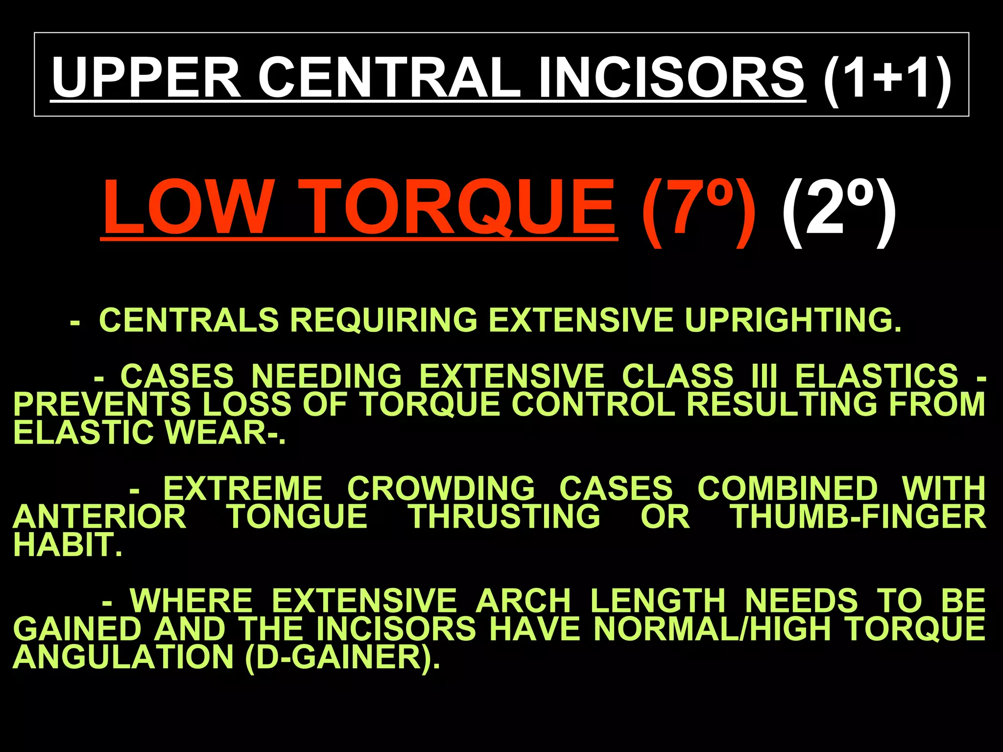 Damon selective torques | PPT