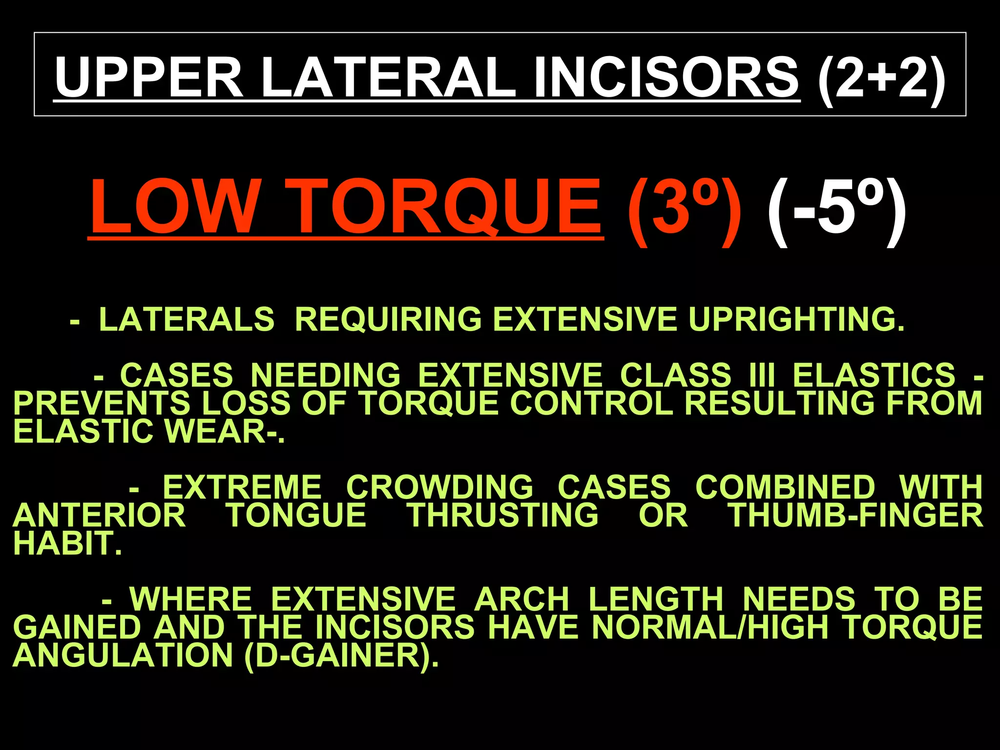 Damon selective torques | PPT