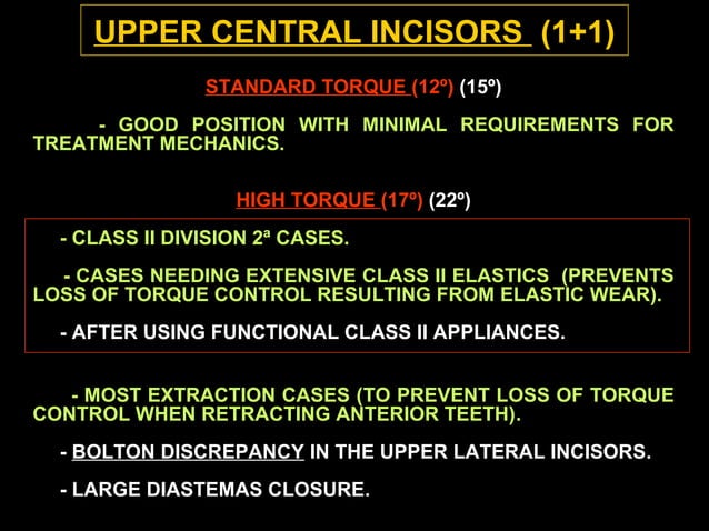 Damon selective torques | PPT