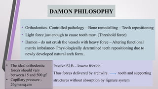 DAMON’S SYSTEM and its application in orthodontics | PPTX